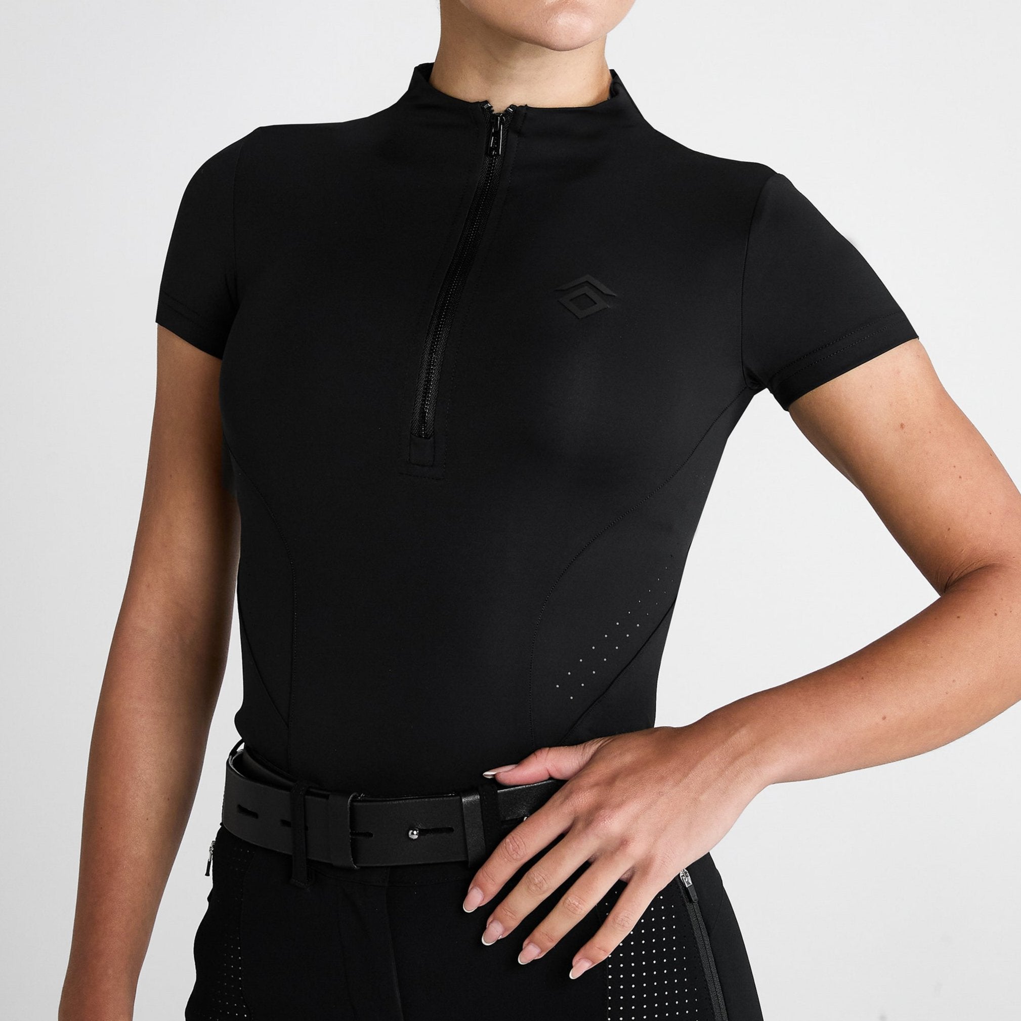 Aztec Diamond Ladies Core Short Sleeve Baselayer - Black | Millbry Hill