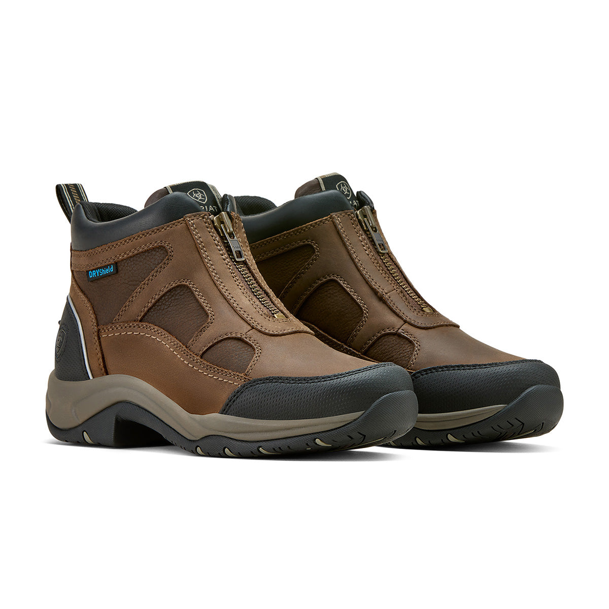 Ariat Womens Terrain Zip H20 - Palm Brown | Millbry Hill