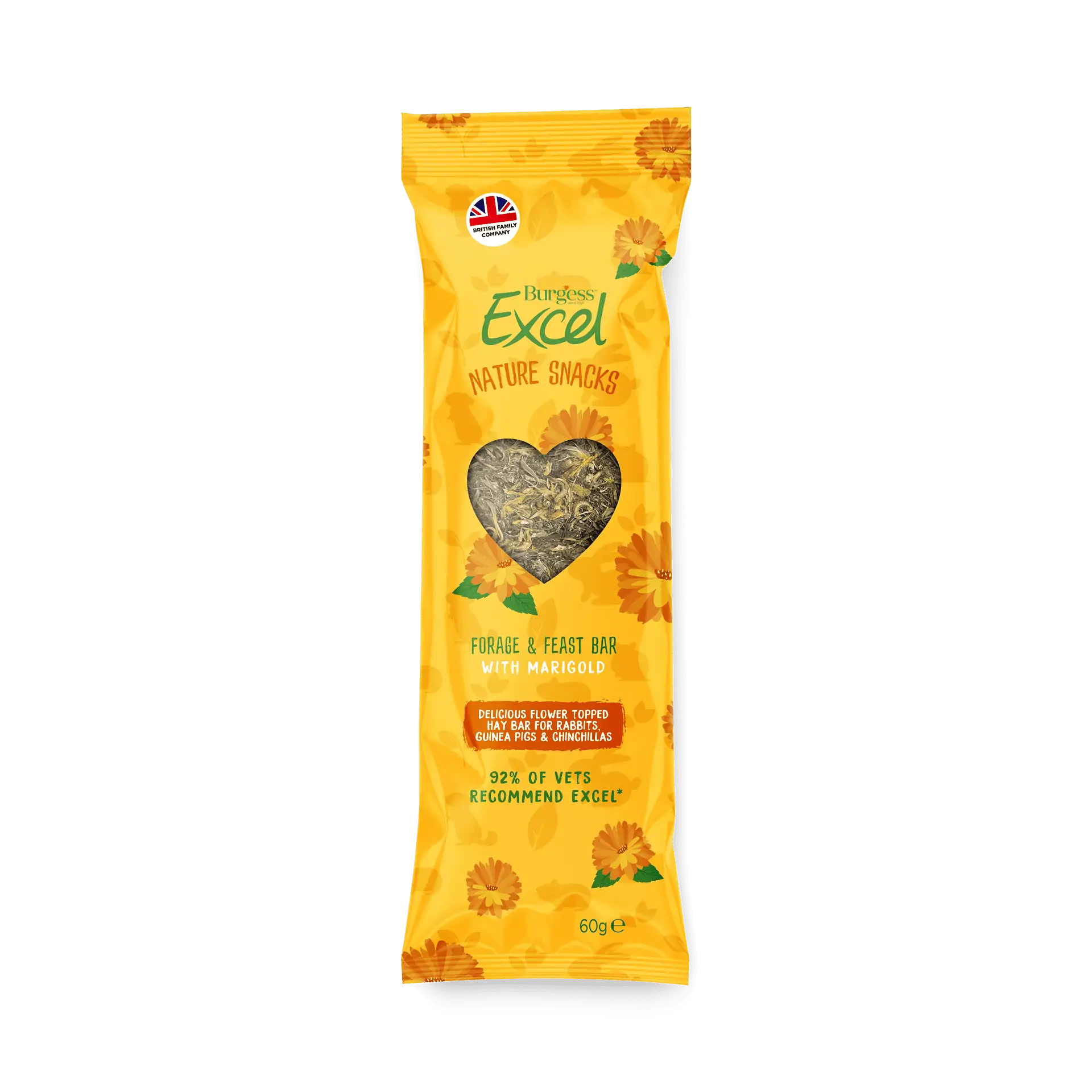 Burgess Excel Nature Snacks Forage & Feast Marigold Bars | Millbry Hill