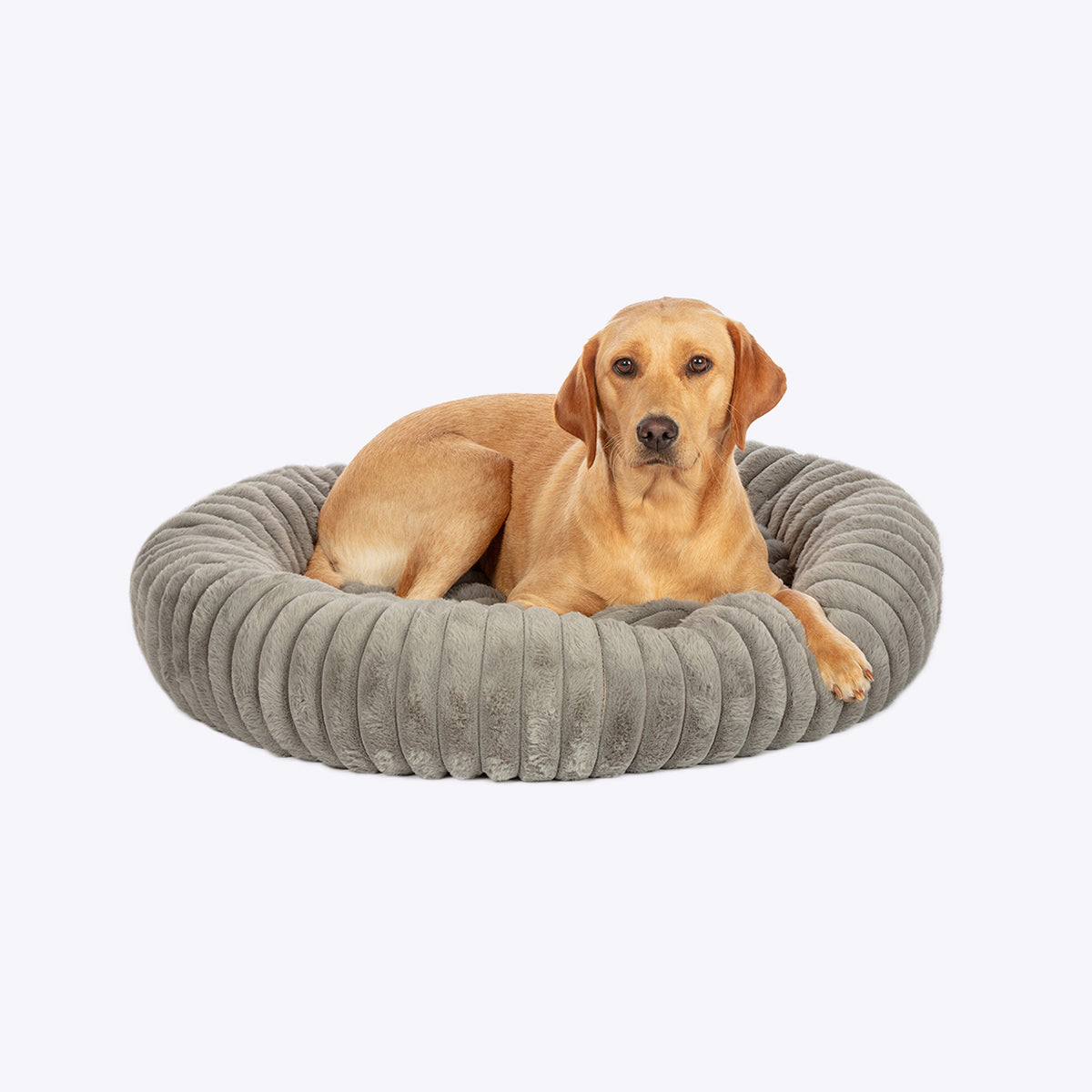 Danish Designs Essentials Plush Donut Dog Bed - Smoke | Millbry Hill