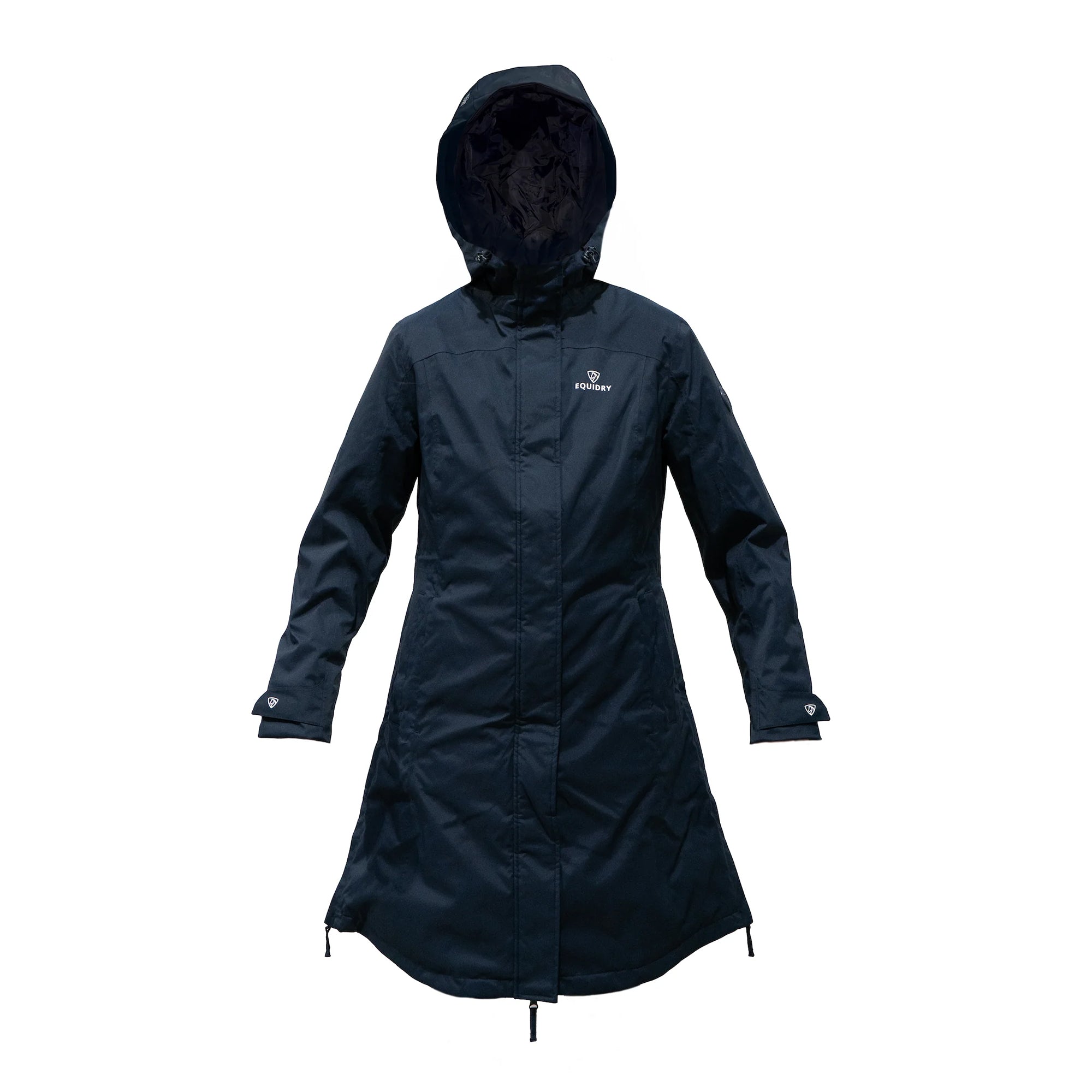 Equidry Childs Bronte Jacket with Stowaway Hood - Navy | Millbry Hill
