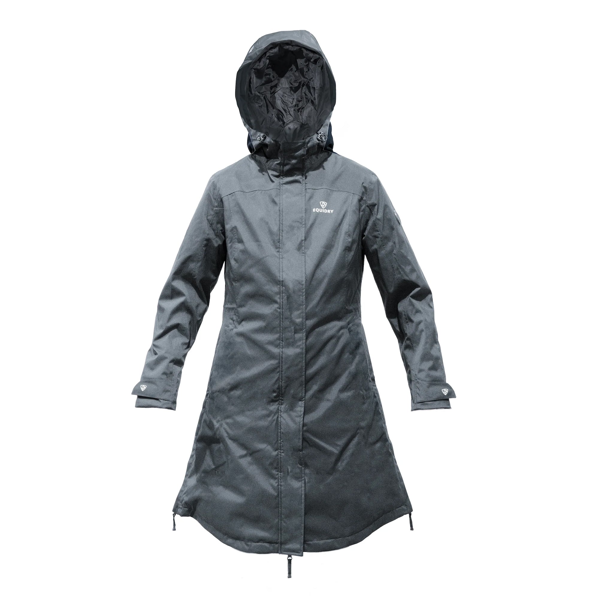 Equidry Childs Bronte Jacket with Stowaway Hood - Charcoal | Millbry Hill