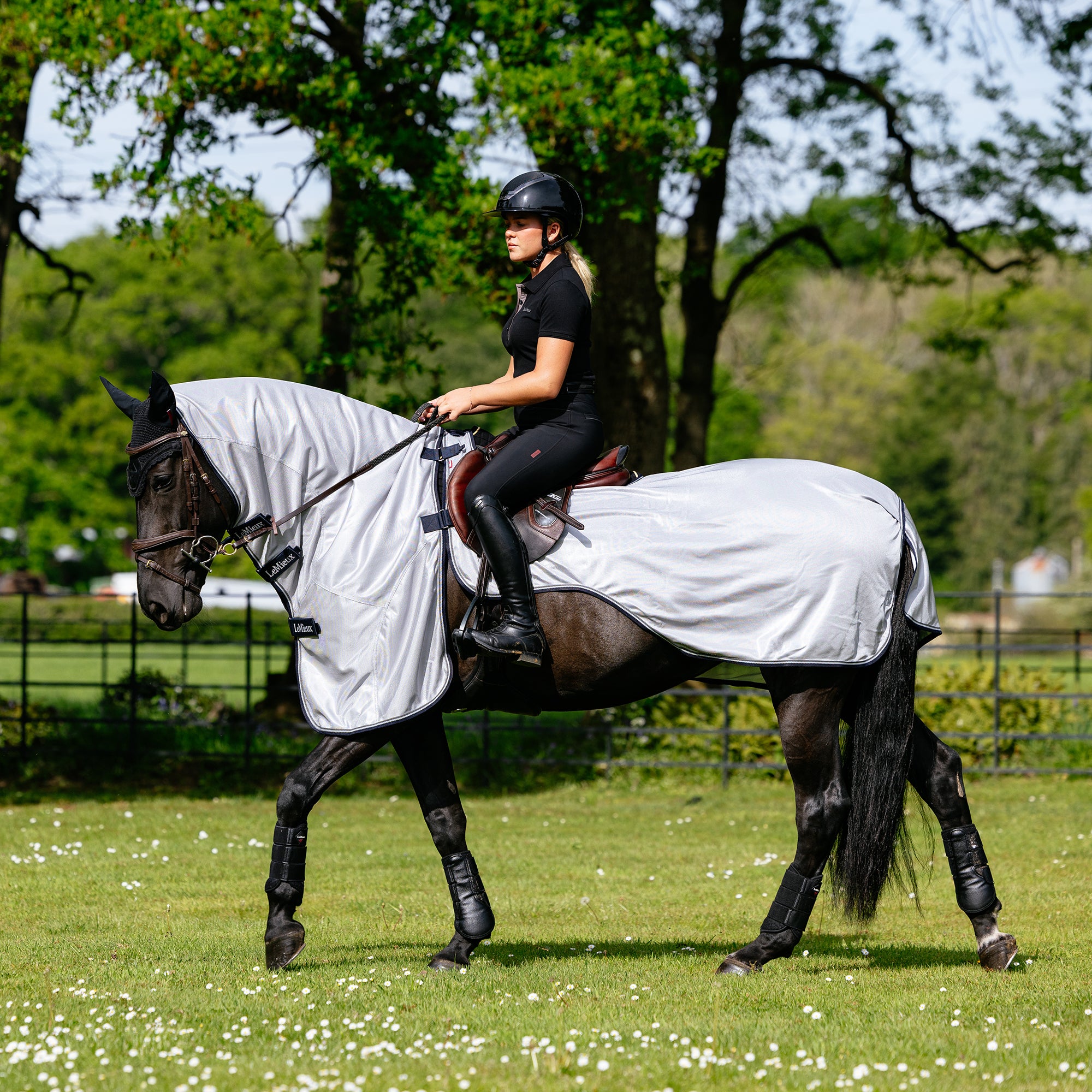 LeMieux Ride On Fly Rug - Grey | Millbry Hill