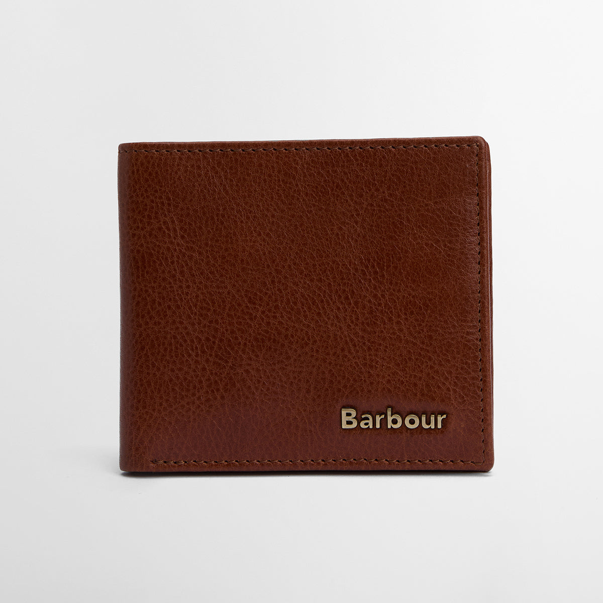 Barbour Mens Lunan Leather Billfold Wallet - Brown | Millbry Hill