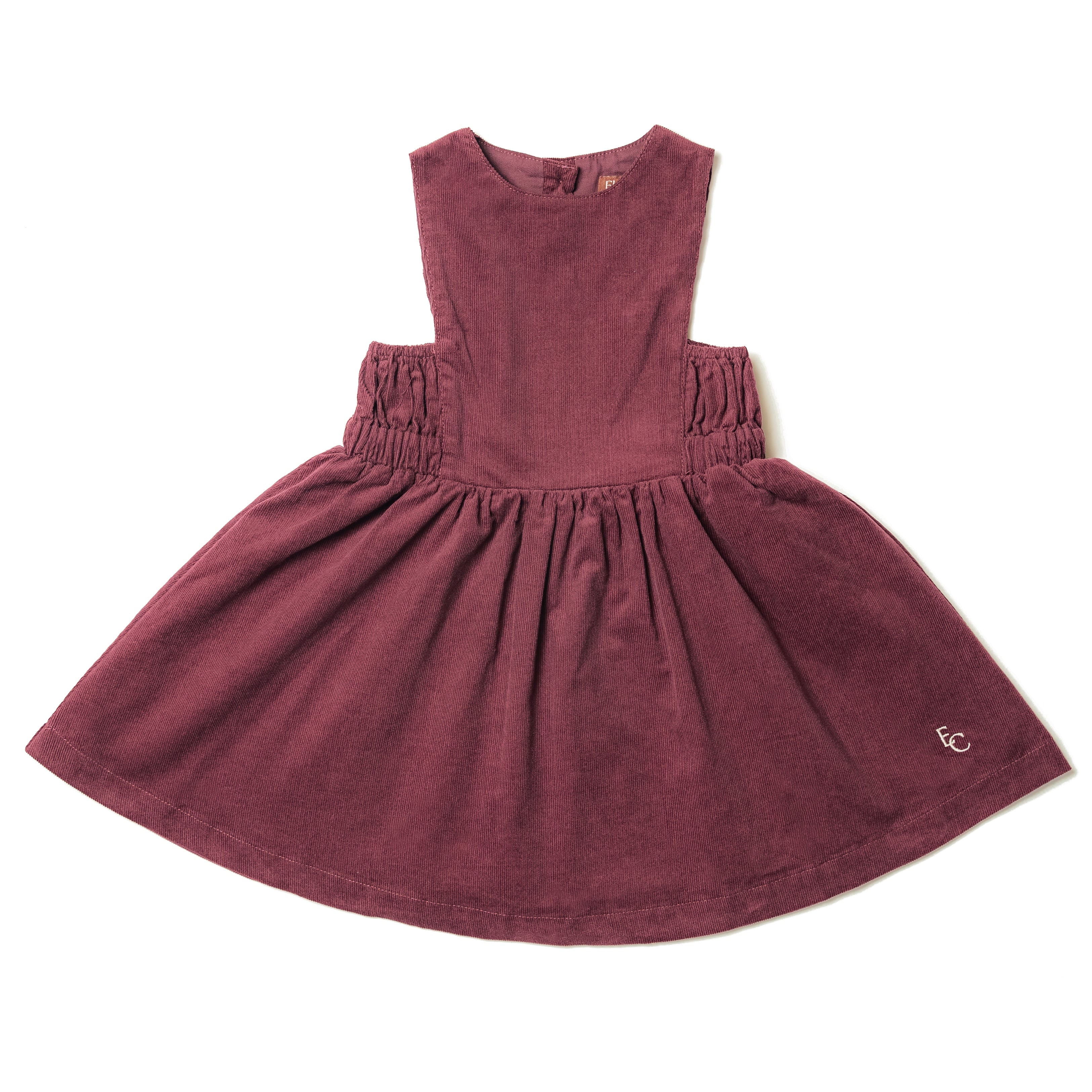 Eleanor Charles Childs The Cord Dress - Burgundy | Millbry Hill