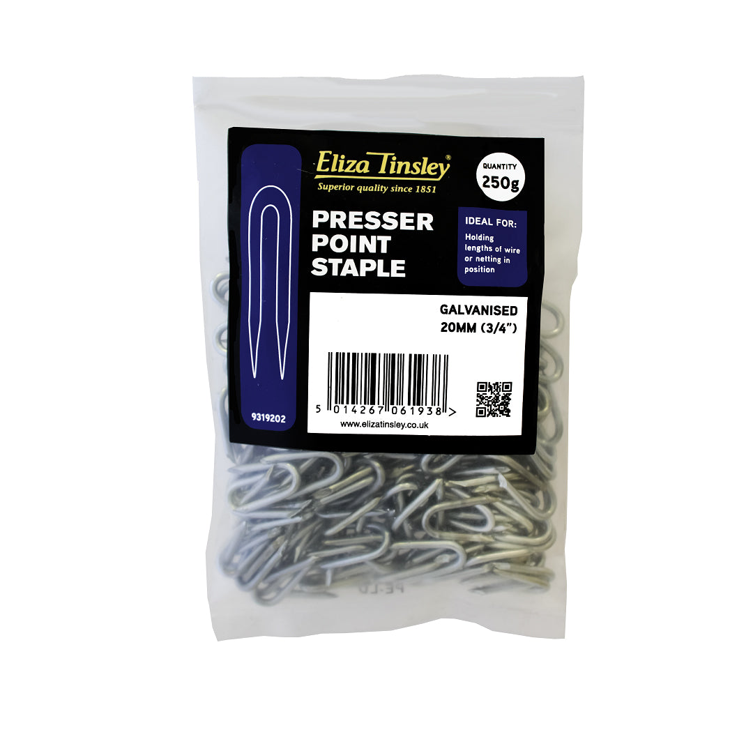 Eliza Tinsley 20mm Galvanised Preser Point Staple | Millbry Hill