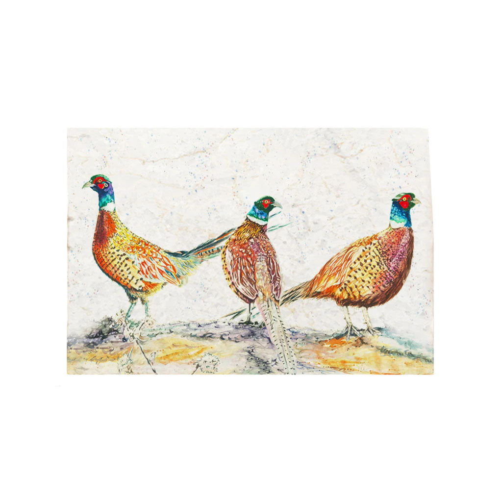 Country Creation Marble Sharing Board - Pheasant Bouquet | Millbry Hill